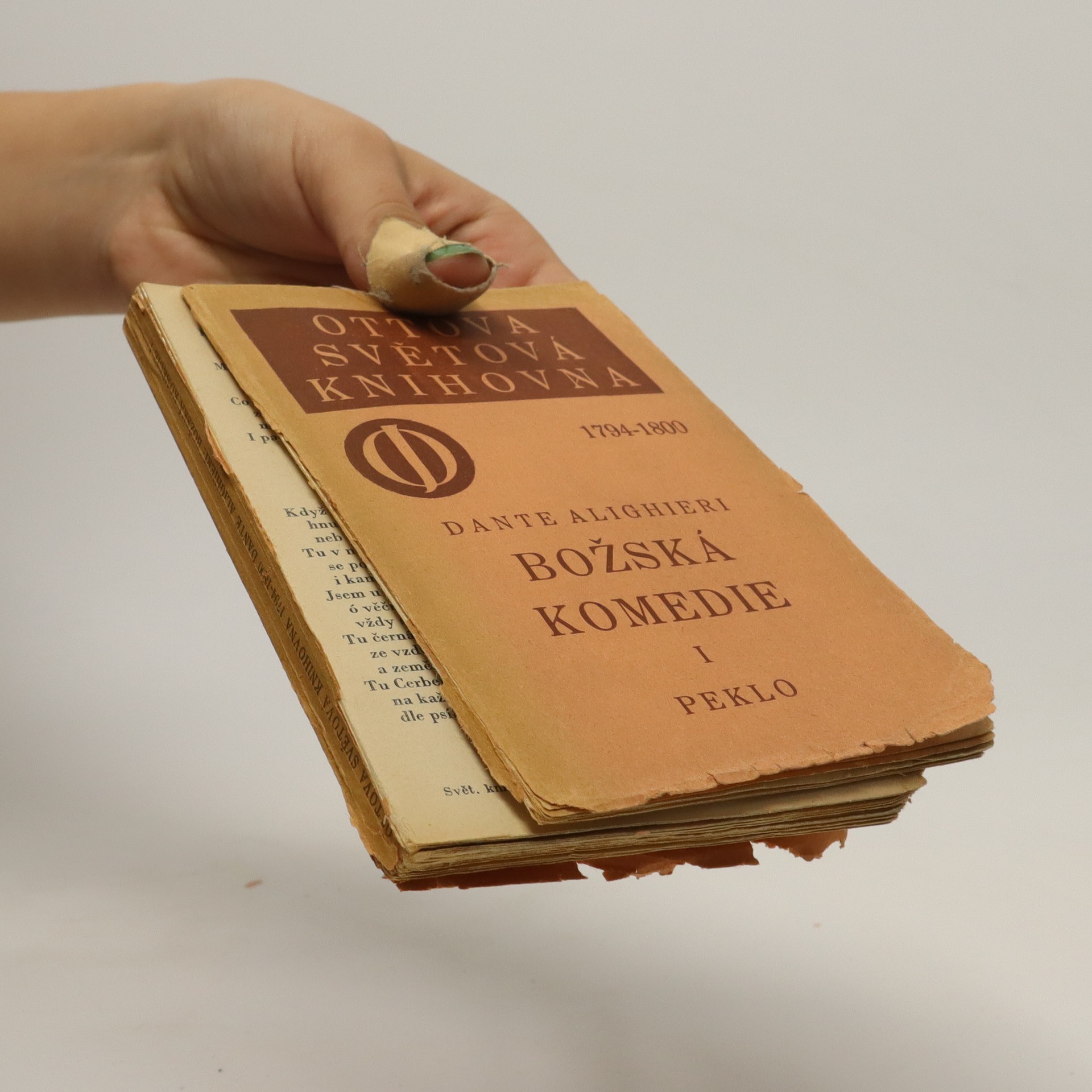 Božská komedie. Peklo, Očistec, Ráj (3 svazky) - Alighieri, Dante ...