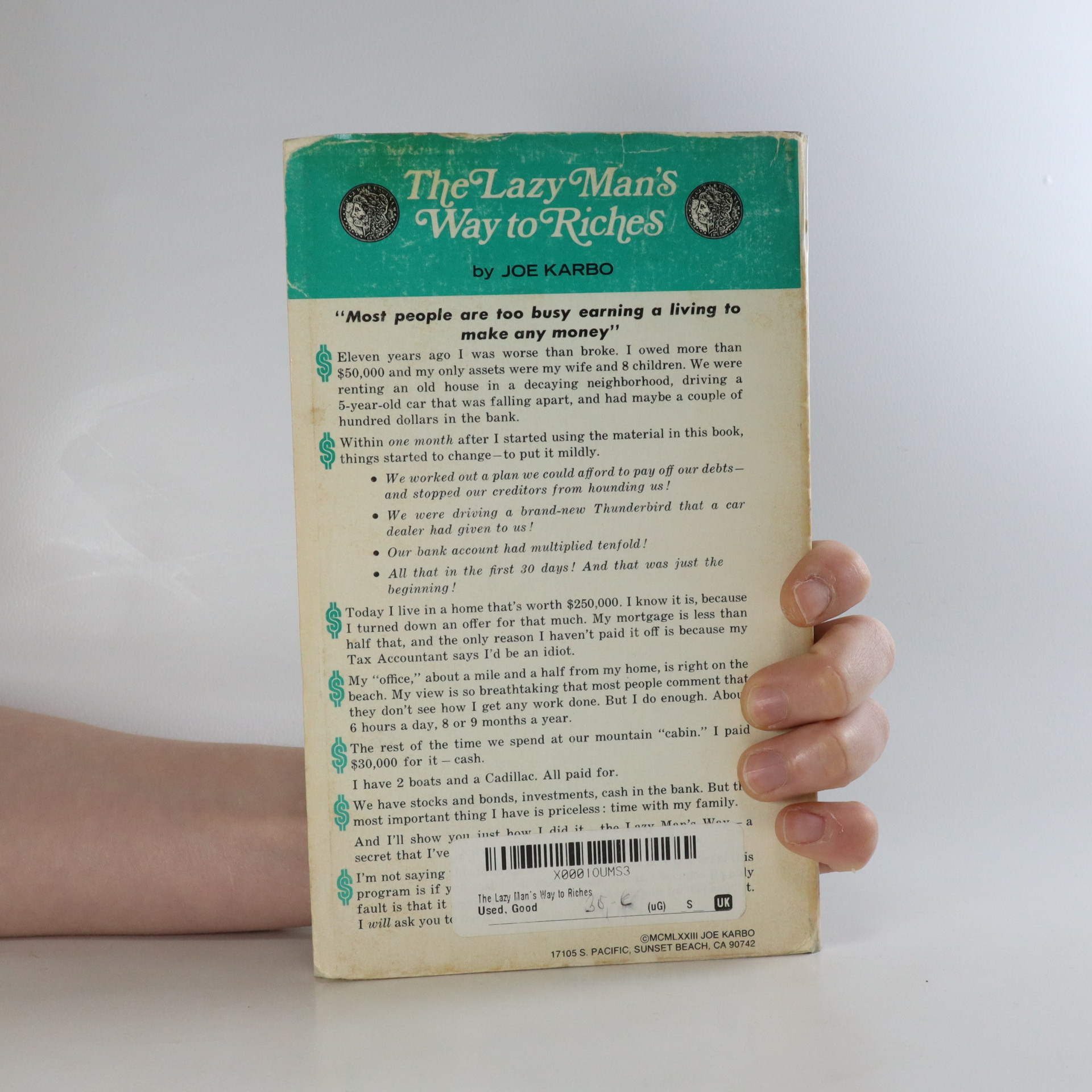 The Lazy Man´s Way to Riches - Karbo, Joe - knihobot.sk