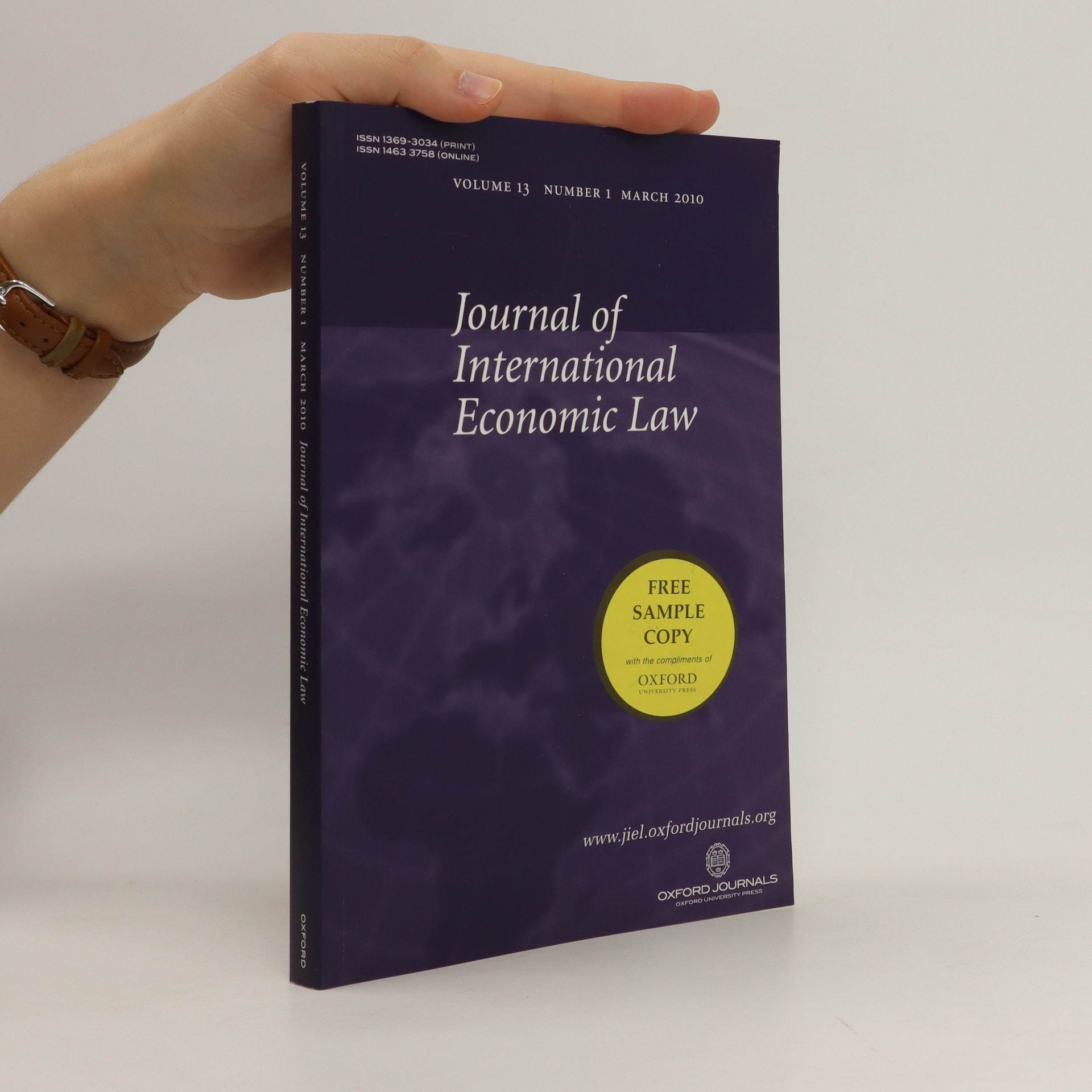 Journal of International Economic Law. Volume 13. Number 1 - kolektiv ...