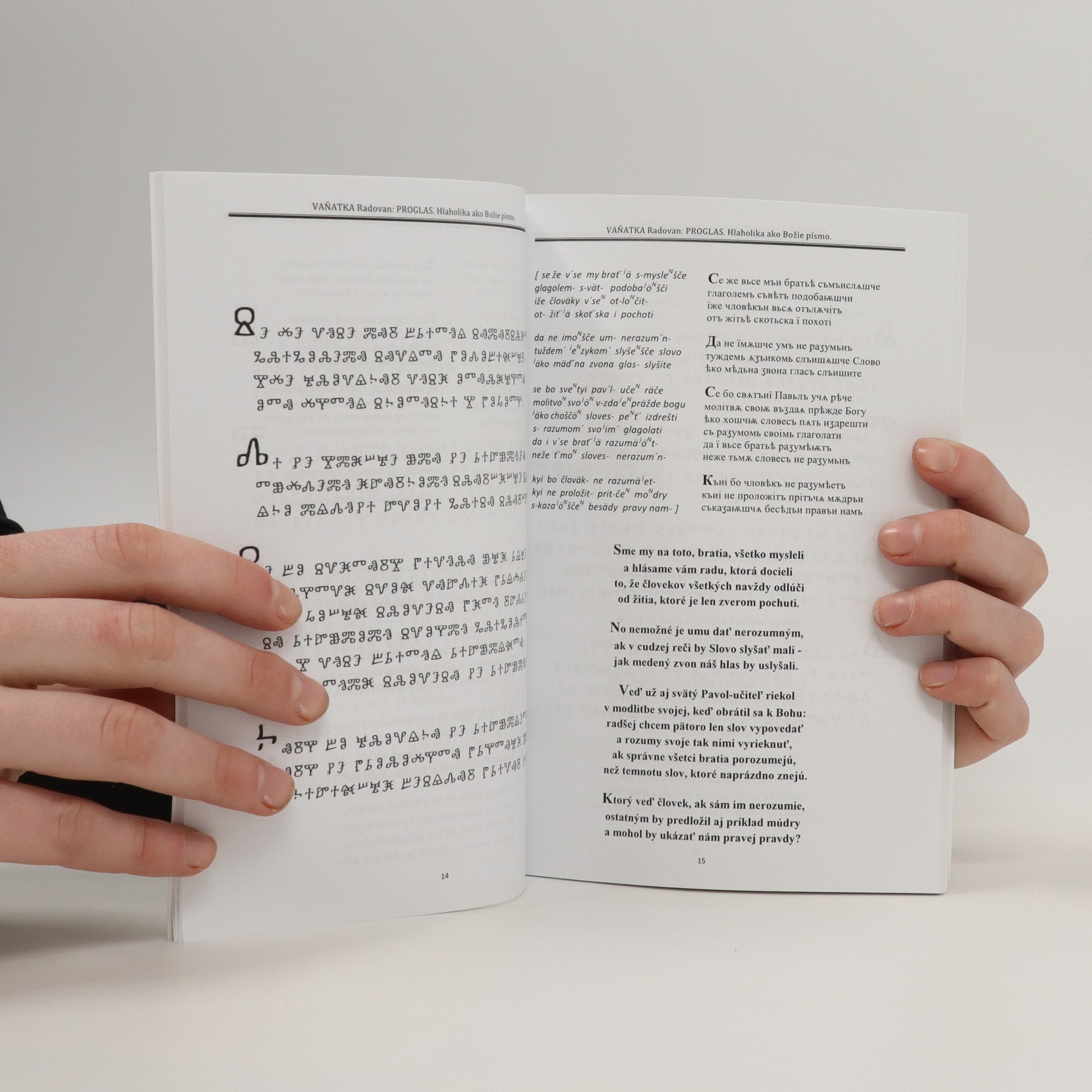 Proglas : hlaholika ako Božie písmo - Vaňatka, Radovan - knihobot.sk