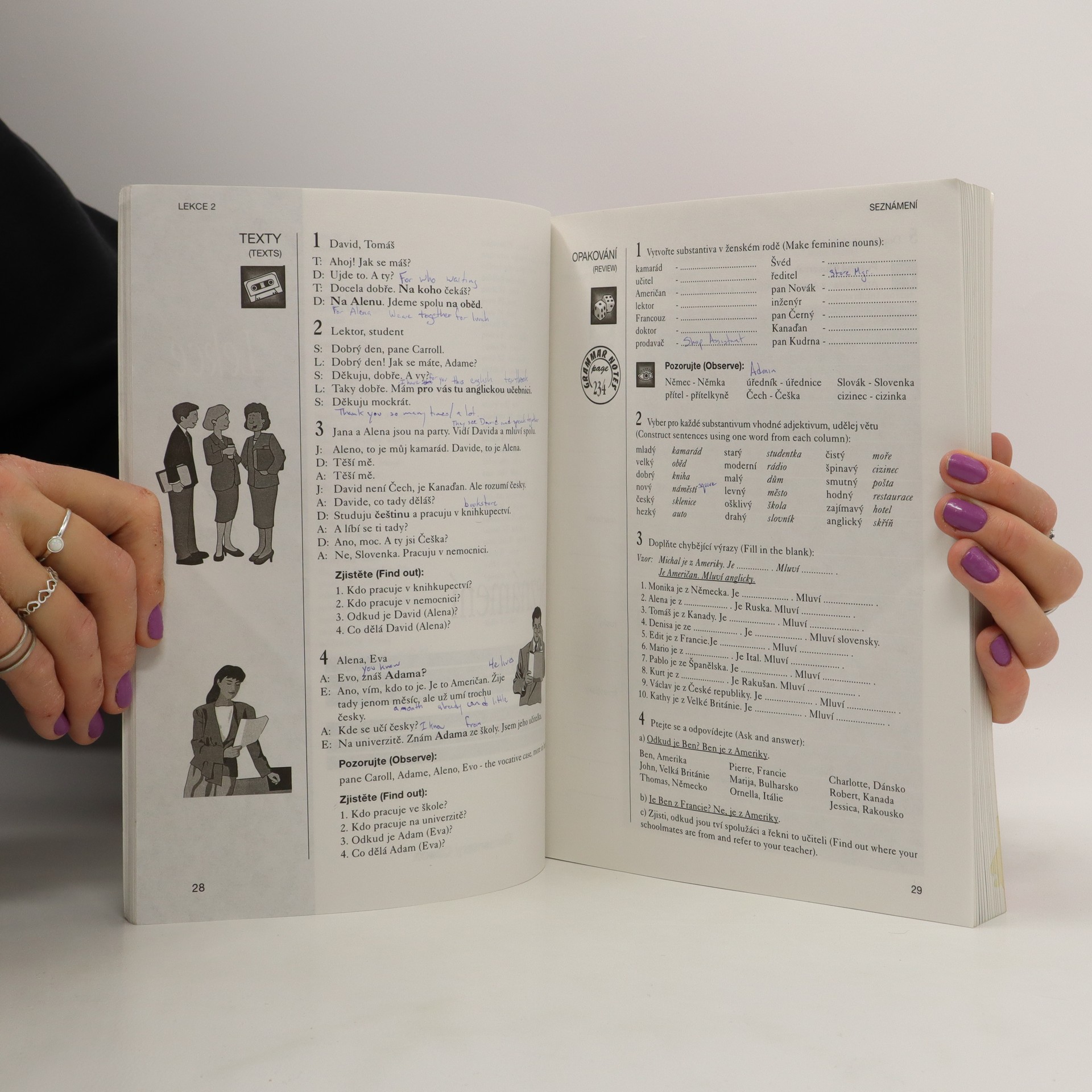 Communicative Czech : elementary Czech. Textbook + Workbook (2 svazky ...