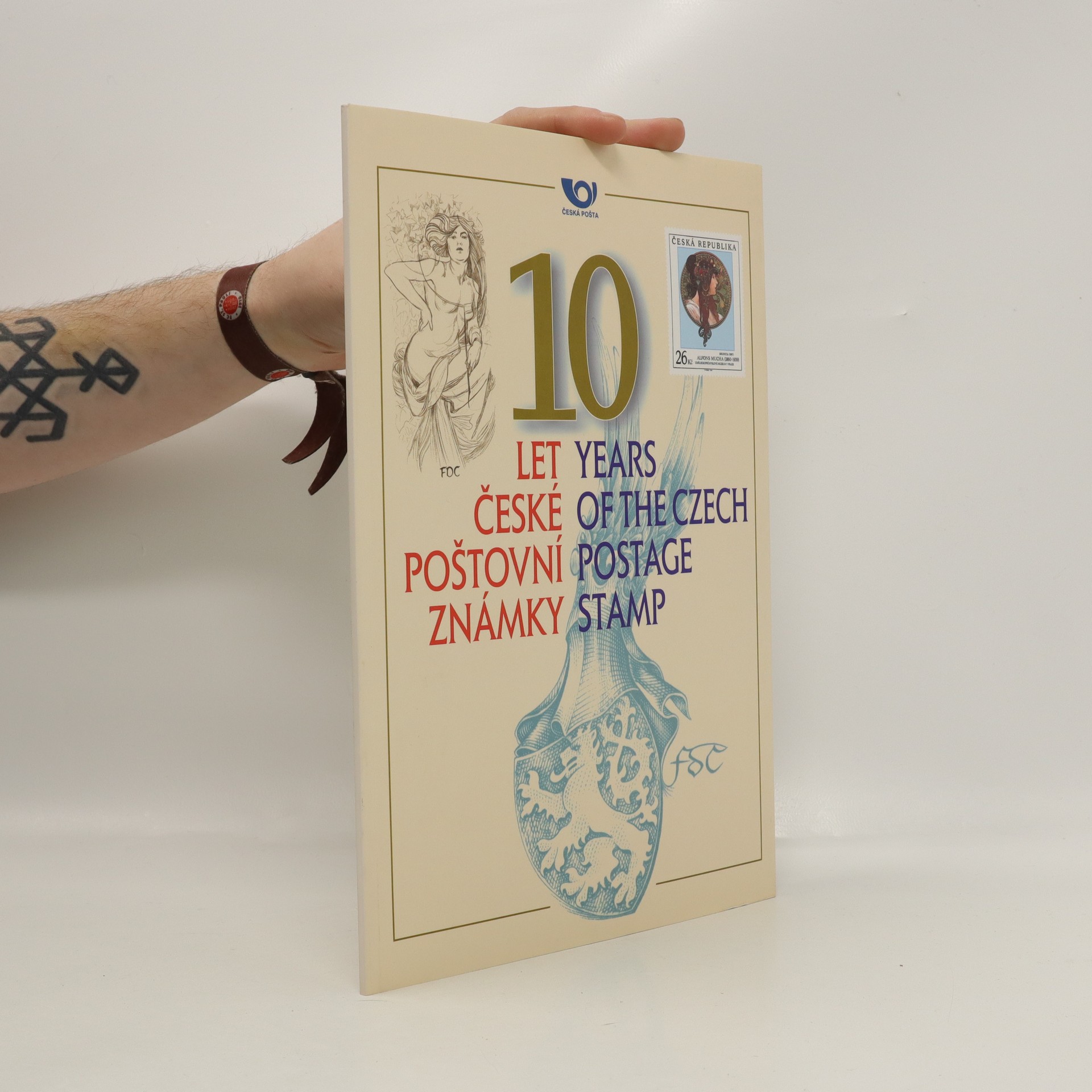 10 let české poštovní známky = 10 years of the czech postage stamp ...