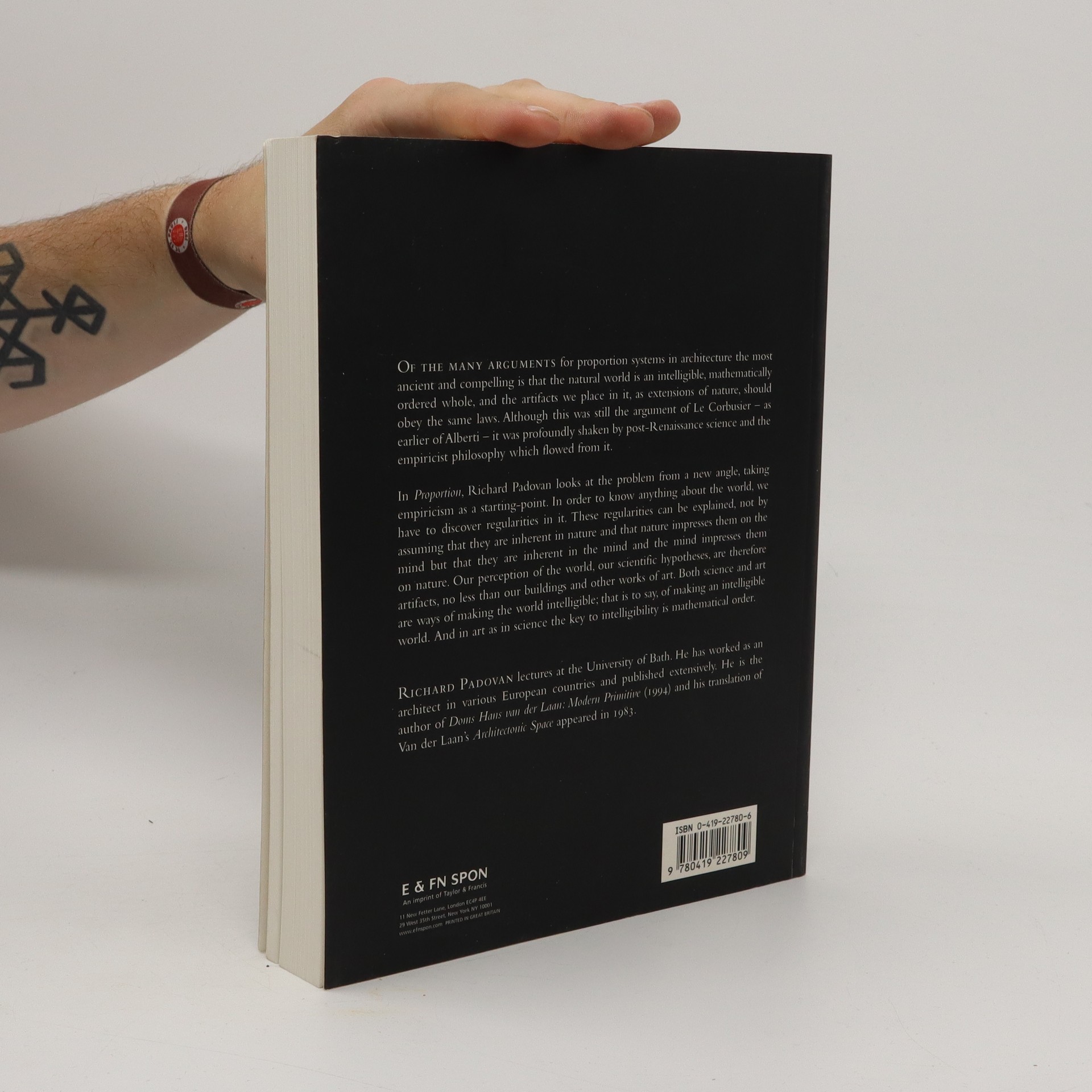 Proportion : Science, philosophy and architecture - Padovan, Richard ...